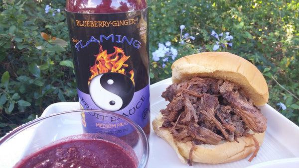 Braised Pork (or Lamb or Pot Roast) with Red Wine – Flaming Fruit Sauce